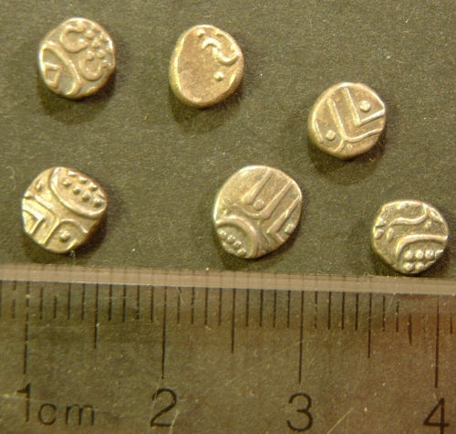6 Very Small Islamic Coins? | Travancore Chuckrams - Coin Community Forum