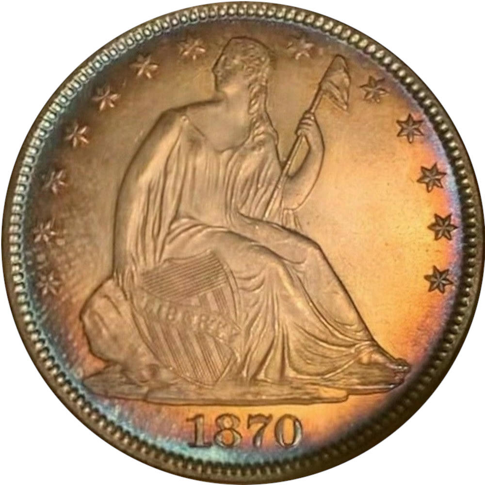 1870 50c Liberty Seated Half Dollar - Coin Community Forum