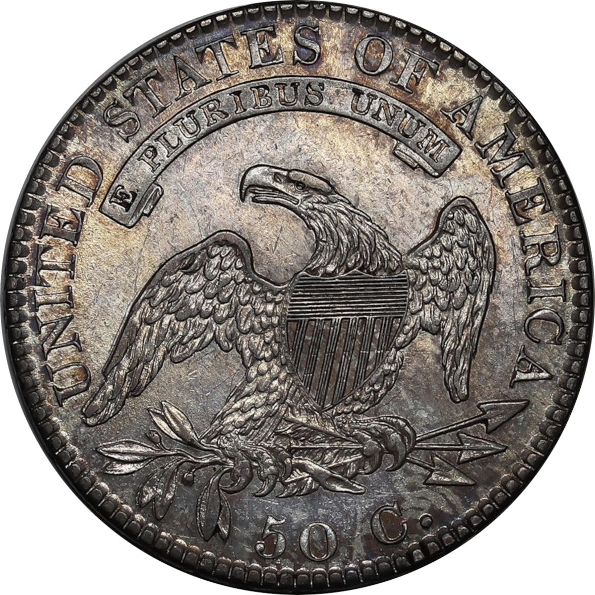 1820 50c Capped Bust Half Dollar Square Base 2 No Knob - Coin Community ...