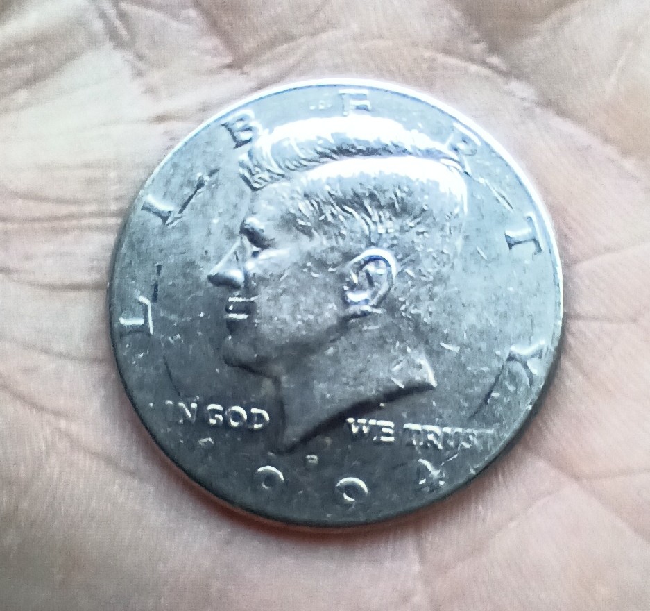 1994 P Kennedy Half Dollar It Has A Ring Around The Head And Doesn't ...
