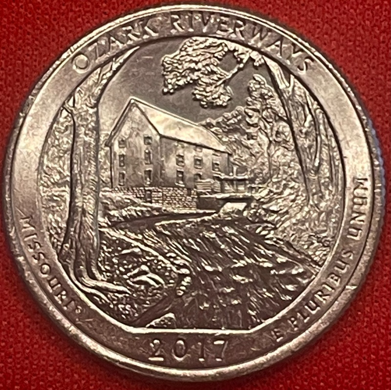 2017-P MO Ozark Riverways Quarter - "v" Markings? - Coin Community Forum