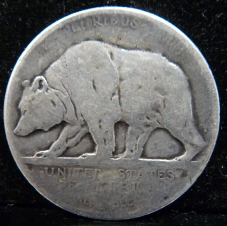 1925 California Commemorative Half Dollar - Circulated! "coin Arrived ...