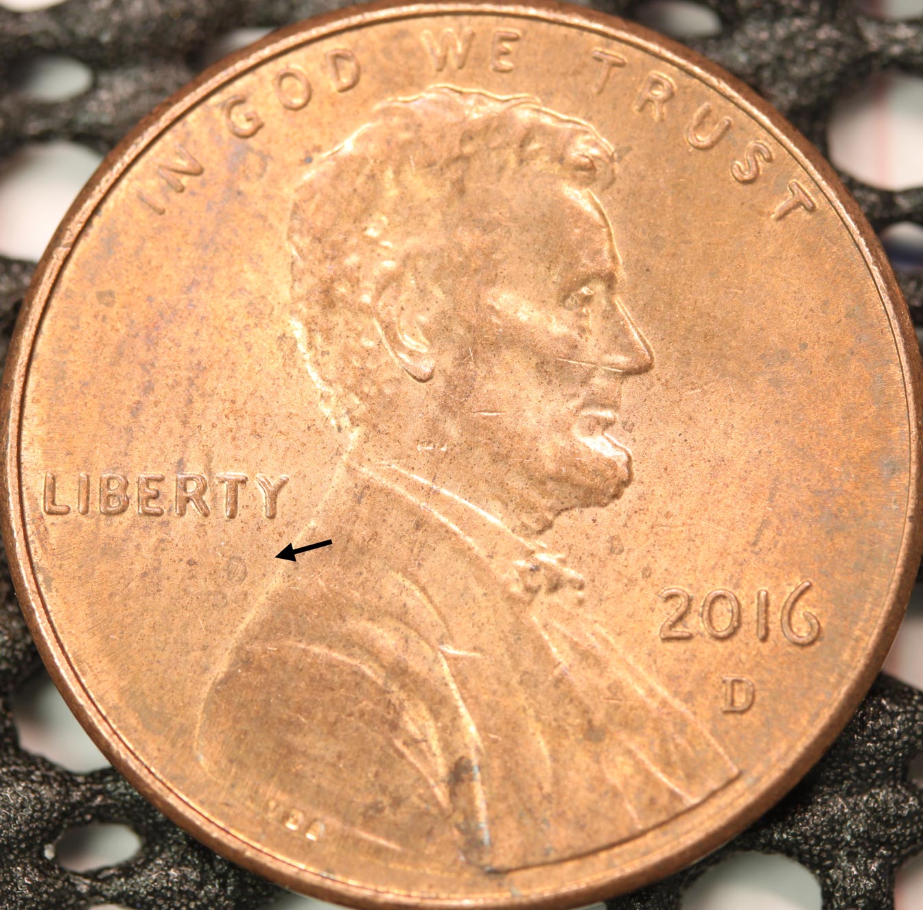 2016 D Lincoln Shield Cent / LSC Mintmark Error Or Watermark? - Coin ...
