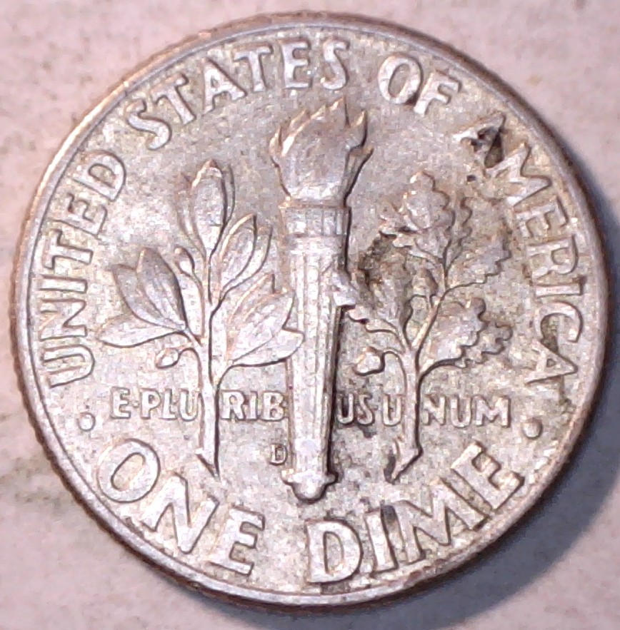 1964-D Roosevelt Dime Repunched Mint Mark / RPM -010 - Coin Community Forum
