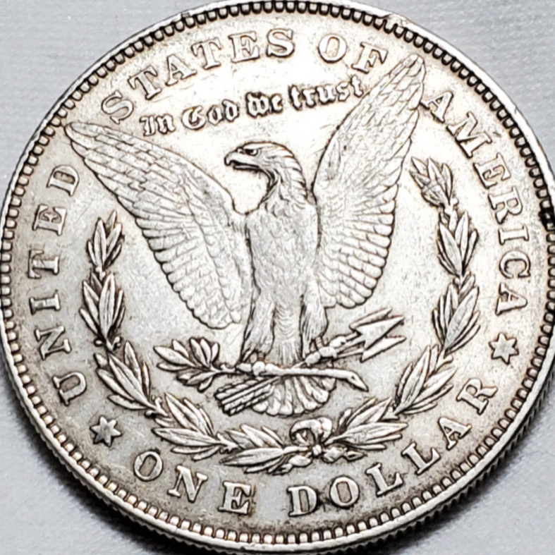 1878 Morgan Dollar 7 Feather Type 2 Double Tail Feathers - Coin ...