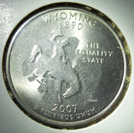 2007 Wyoming Quarter Error? - Coin Community Forum