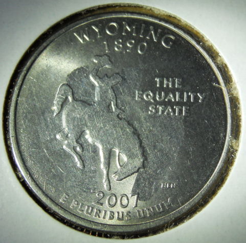 2007 Wyoming Quarter Error? - Coin Community Forum
