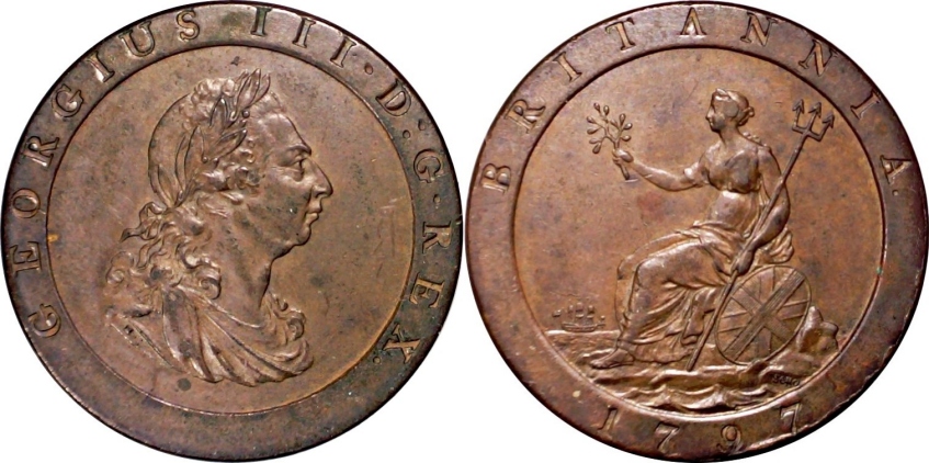 1797 Cartwheel Penny Bronzed Copper Or Fake? - Coin Community Forum