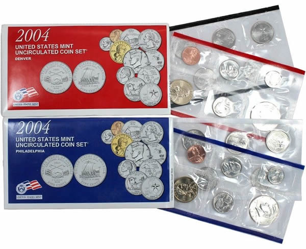 2004 US Mint Set Mintage Figures and Contents from Coin Community