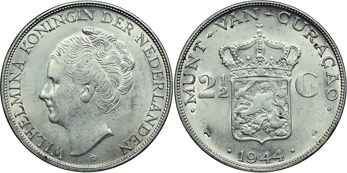 Coins from Curacao minted by the United States Mint