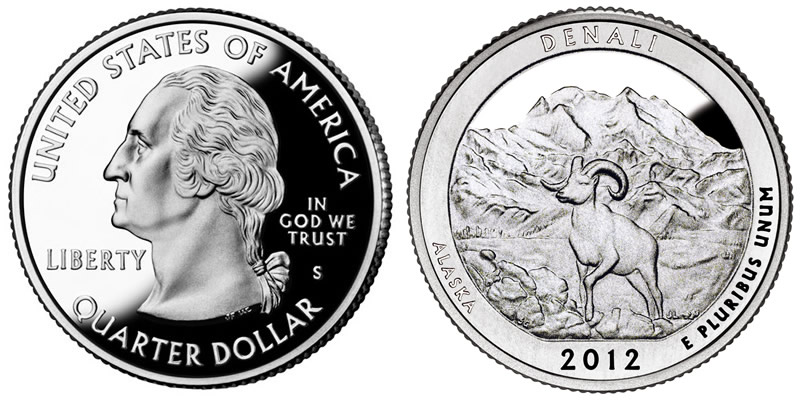 2012 S Denali National Park America the Beautiful Quarter Photos ...